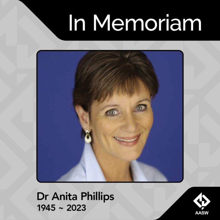 In Memoriam - Dr Anita Phillips | AASW